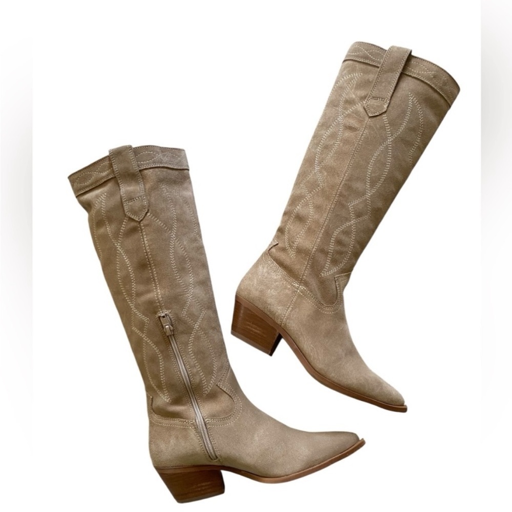 Steve Madden FRAYDA Western Knee-High Boots | Size 7M… - Gem